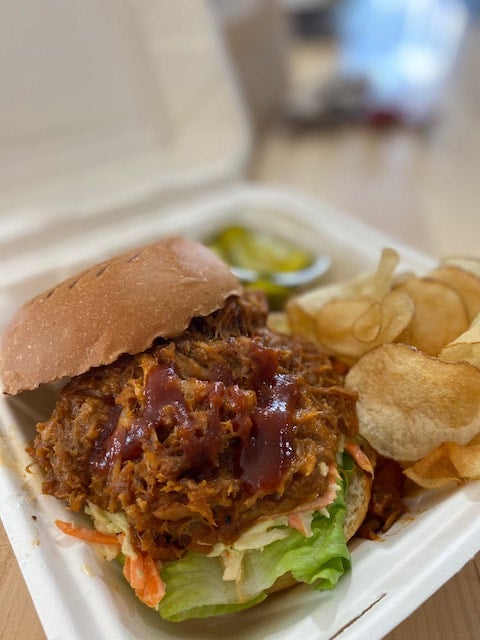 Pulled Pork Sandwich | Main Road Biscuit Co.